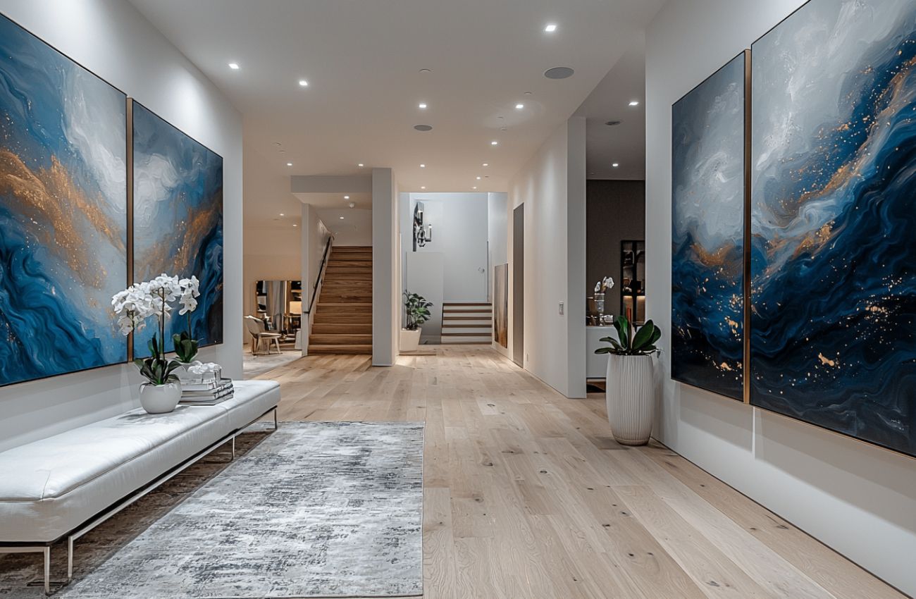 Abstract Art For Hallway - Stone & Gray – Stone and Gray