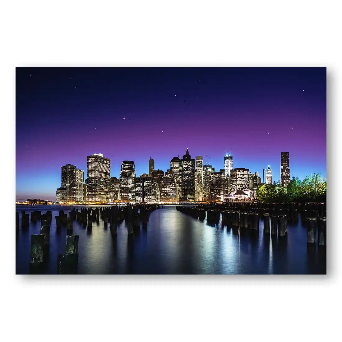 New York Sky Line Photo Print (Portrait) | Custom Sizes, Fine Art Paper ...