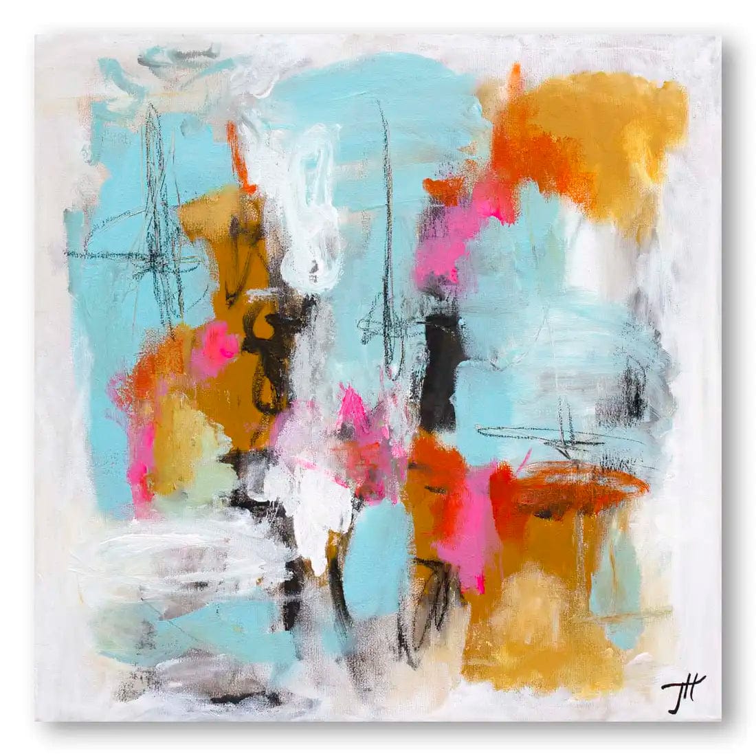 Dreamscape Abstract Art Print (Square) | Custom Sizes, Fine Art Paper ...