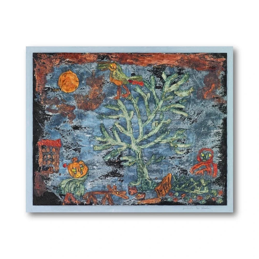 Northern Fairy Tale Abstract Art Print – Stone and Gray