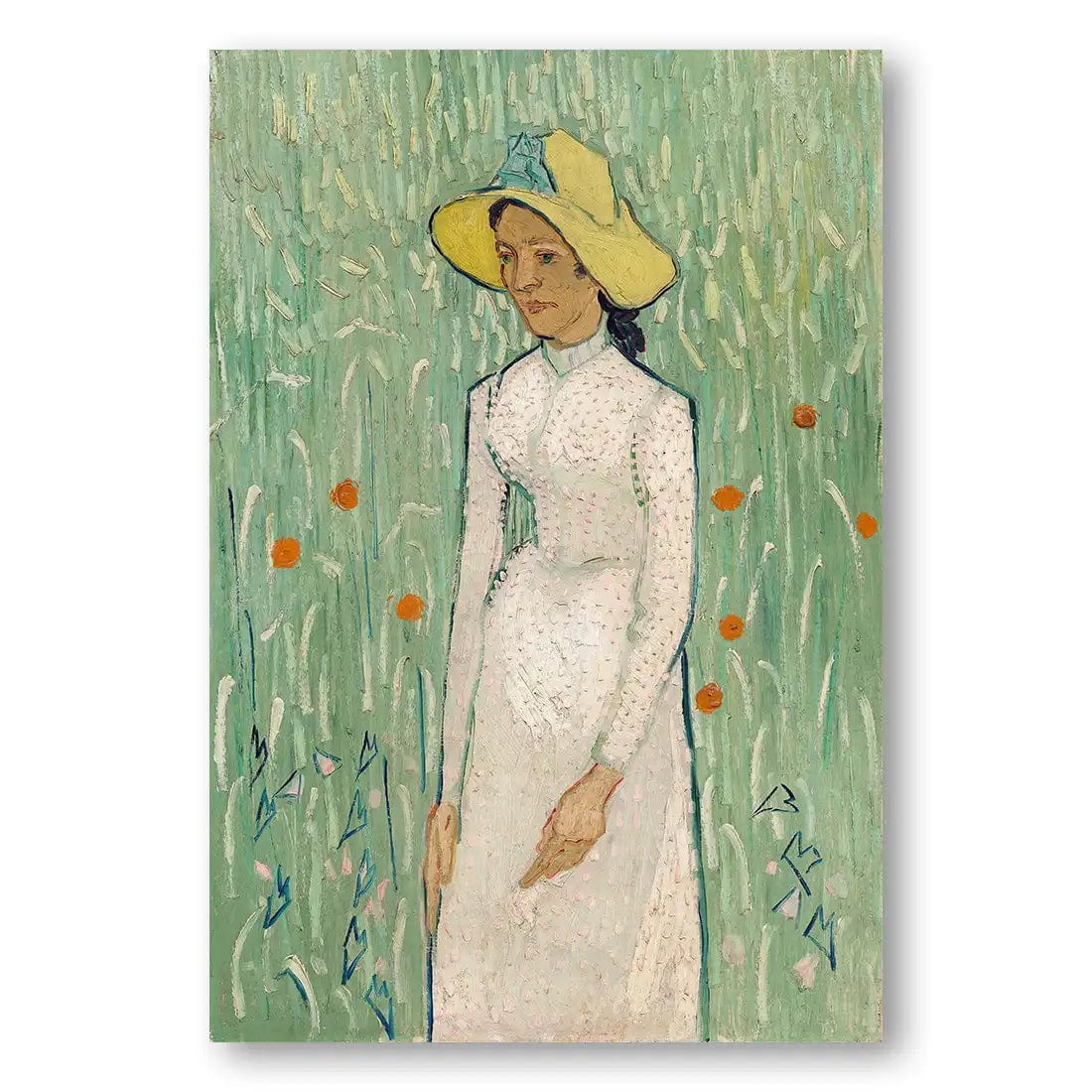 Girl in White by Vincent Van Gogh Art Print (Portrait) | Custom Sizes ...