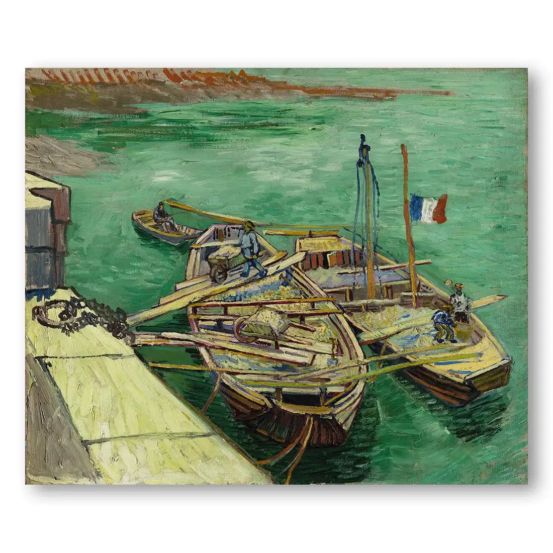 Harbour Choreography By Vincent Van Gogh Art Print (Portrait) | Custom Sizes, Fine Art Paper ...