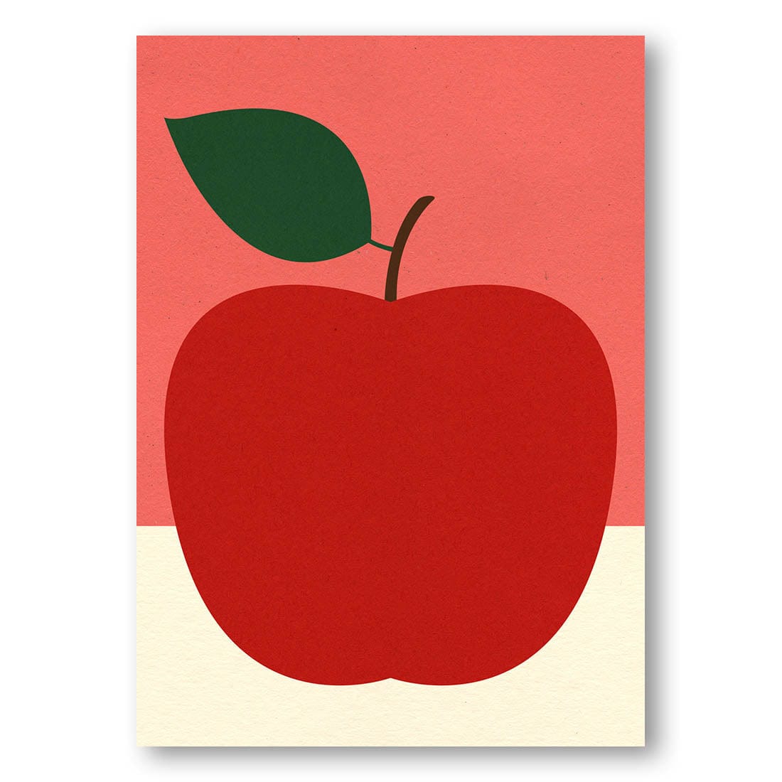 Red Apple - Art Print – Stone and Gray