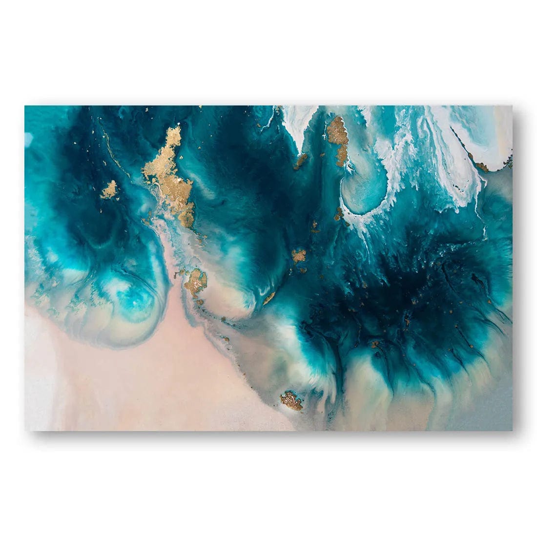 Sky High Abstract Art Print By Petra Meikle de Vlas – Stone and Gray